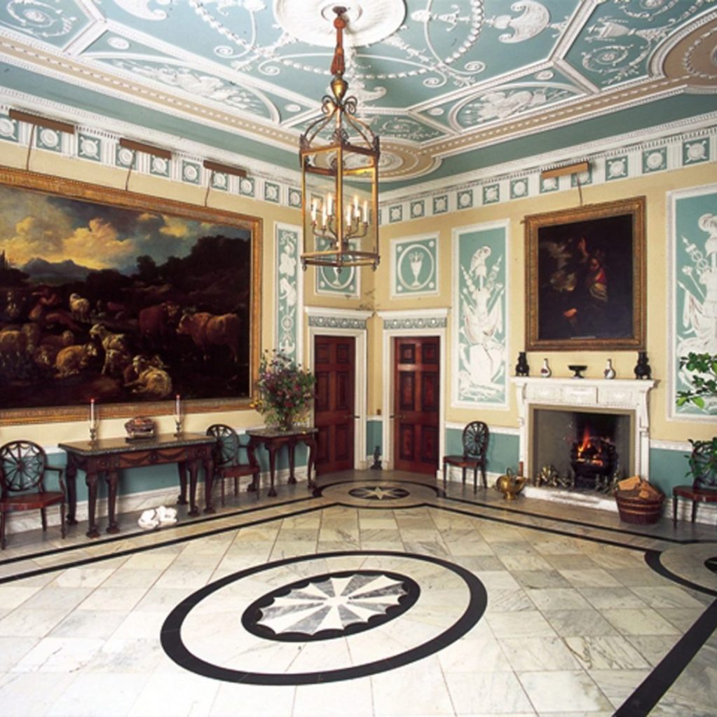 The Entrance Hall - Newby Hall | Historic homes, Entrance hall, English ...