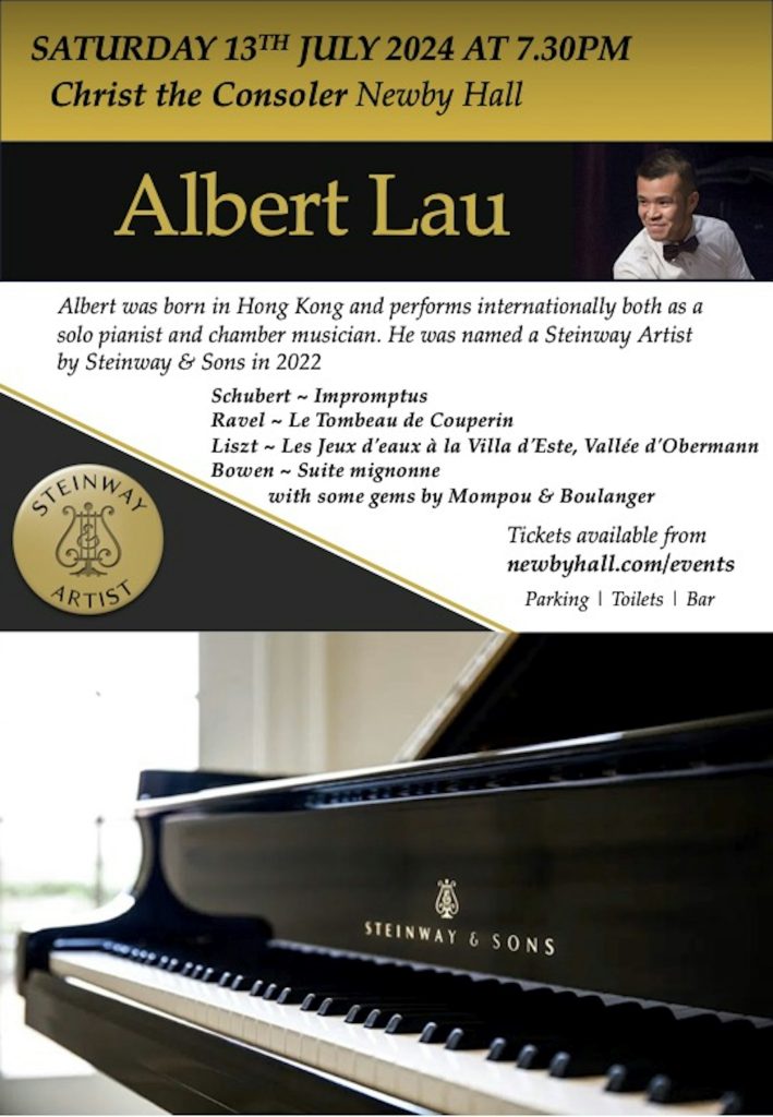 Albert Lau – International Steinway Artist - Newby Hall